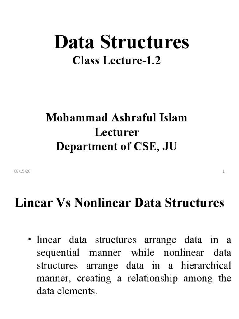 Data Structures Lecture 12 Pdf Time Complexity Algorithms And Data Structures 6155