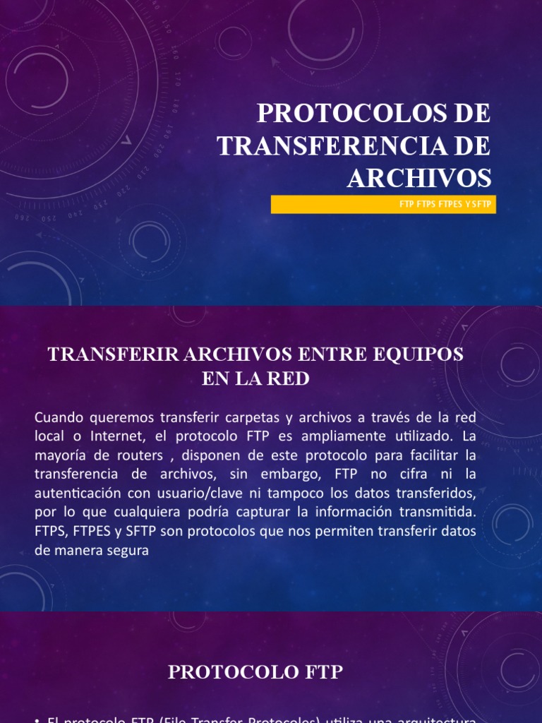 Protocolos de Transferencia de Archivos | PDF | Protocolo de ...