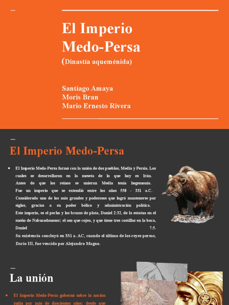 Imperio Medo-Persa | PDF | Imperio aqueménida | Ciro el Grande