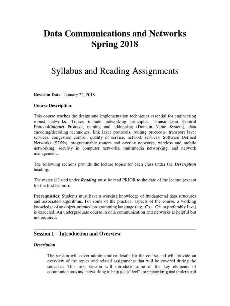 Network and Data Communication Web Basis | PDF | Modulation | Computer ...