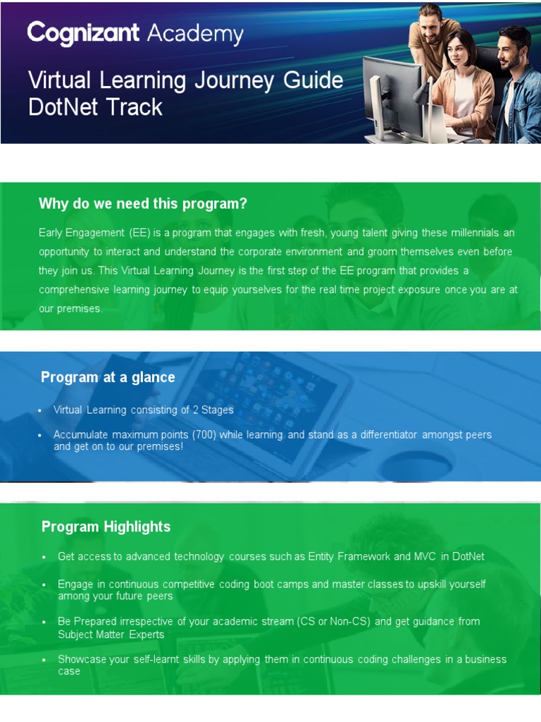 Virtual Learning Journey Guide Dotnet Track Why Do We Need This Program Pdf Model View