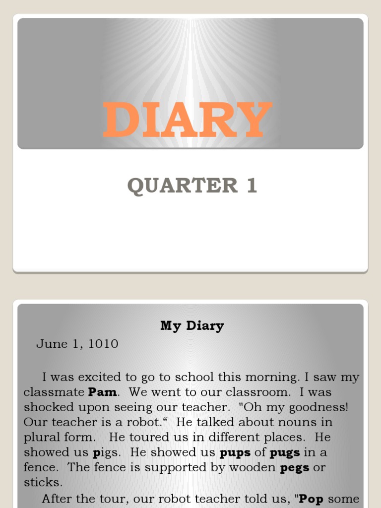 DIARY | PDF