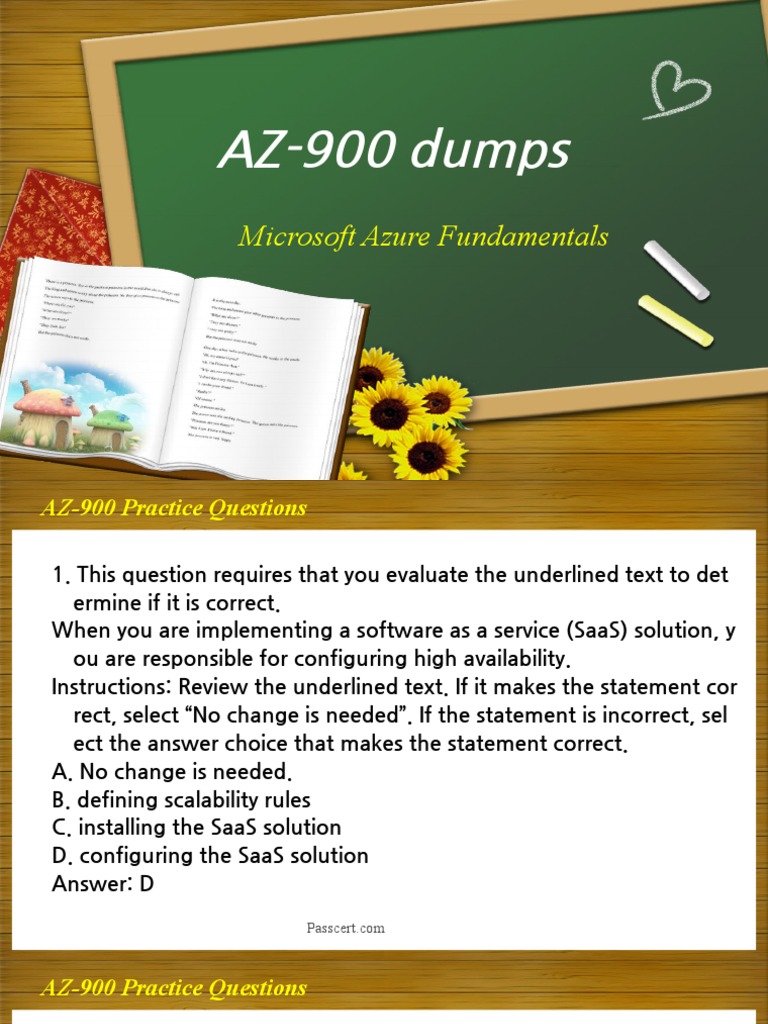 AZ-900 Microsoft Azure Exam Questions | PDF | Business | Computers
