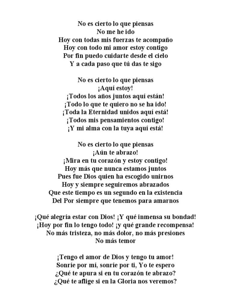 No Me He Ido | PDF