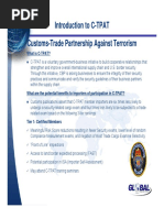 C-TPAT Slides | PDF | Physical Security | Customs