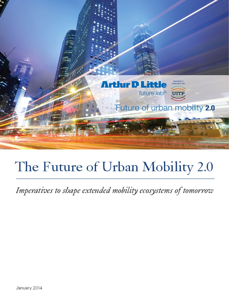 Future of Urban Mobility 2 0 - Full Study | PDF | Sustainability ...