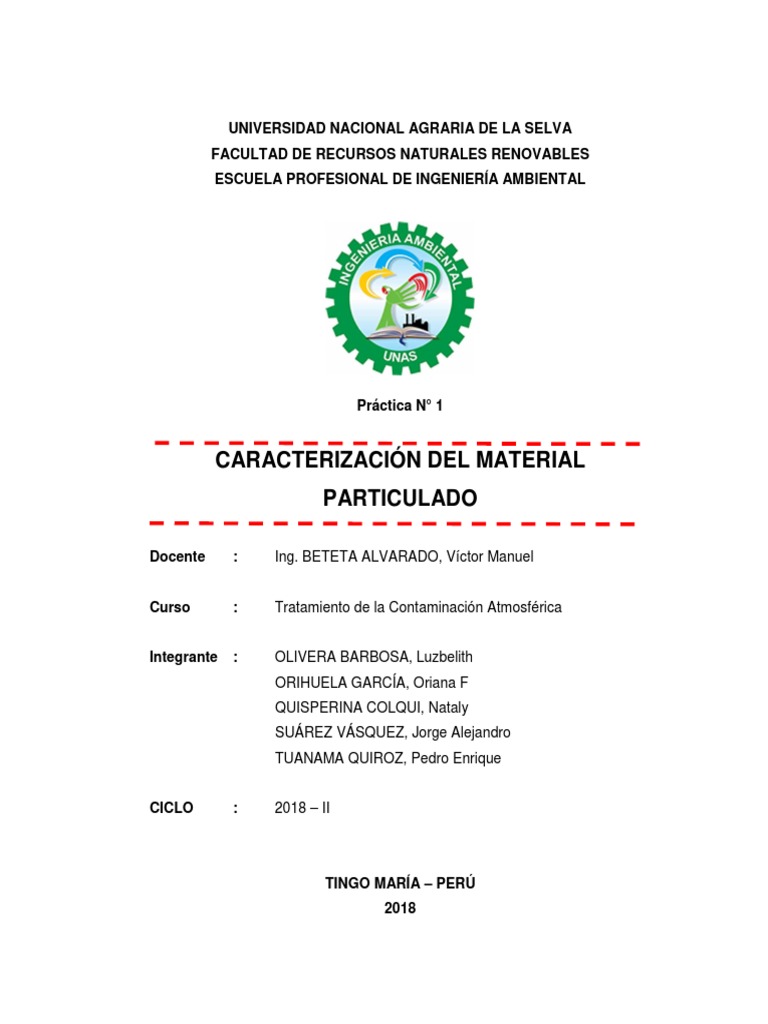 Practica 1 | PDF | Contaminación | La contaminación del aire