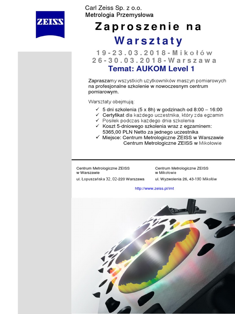 Zaproszenie Aukom | PDF