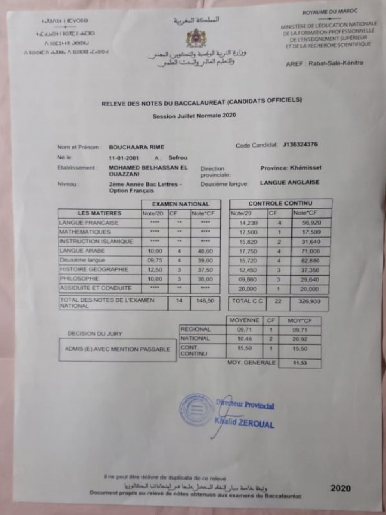Note Bac PDF | PDF
