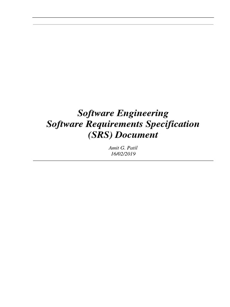 Asset Management System SRS Document | PDF | Application Programming ...
