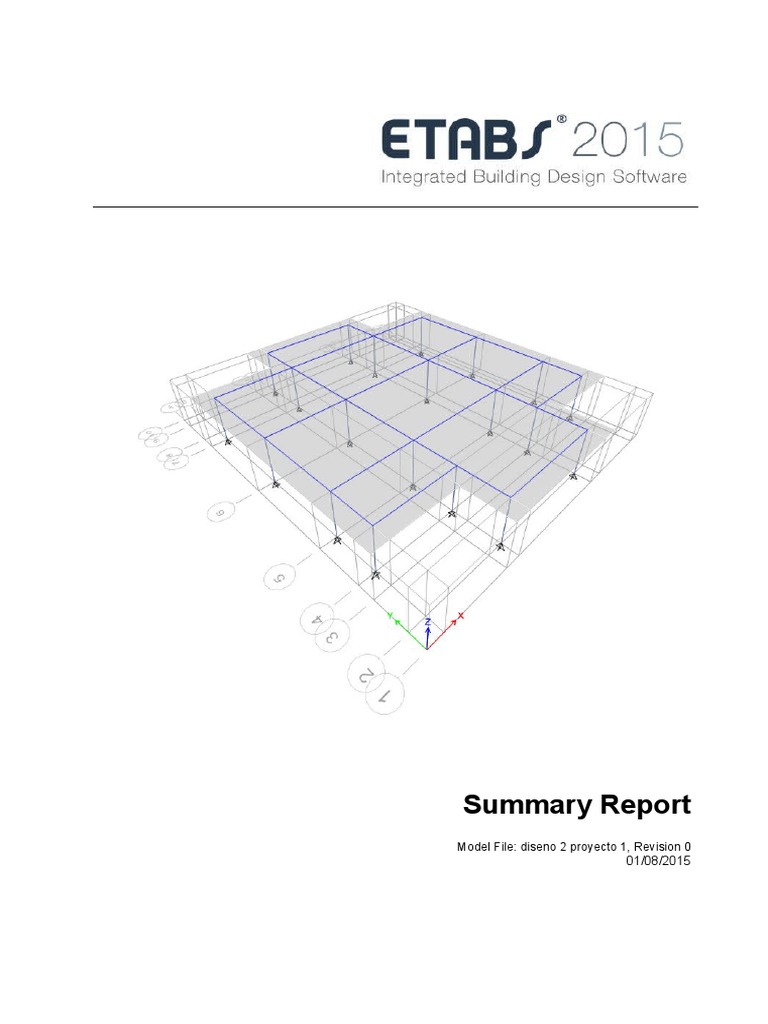 Reporte de Etabs Proyecto 1 | PDF | Mode (Music) | Teaching Mathematics