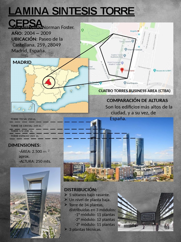 TORRE-CEPSA - Exposicion | PDF | Diseño arquitectonico | Arquitectura