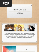 Color Wheel Theory of Love | PDF | Subjective Experience | Human Sexuality