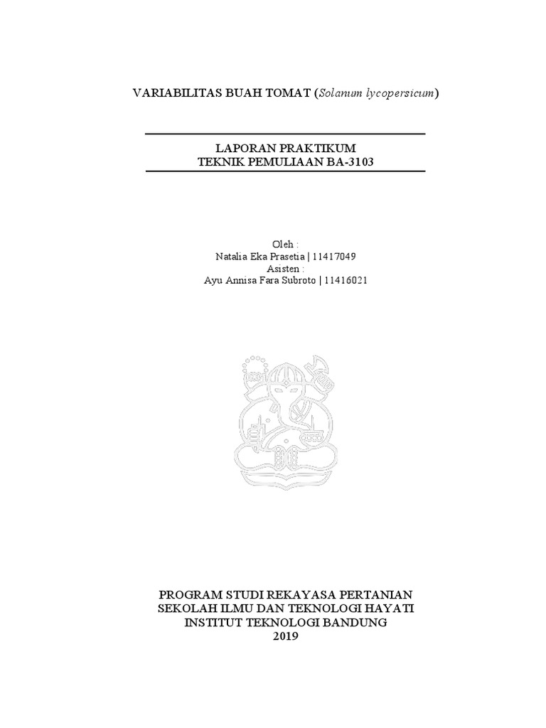 Template Laprak Tekmul | PDF | Sains & Matematika