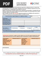 Audit C-TPAT (Checklist) | PDF