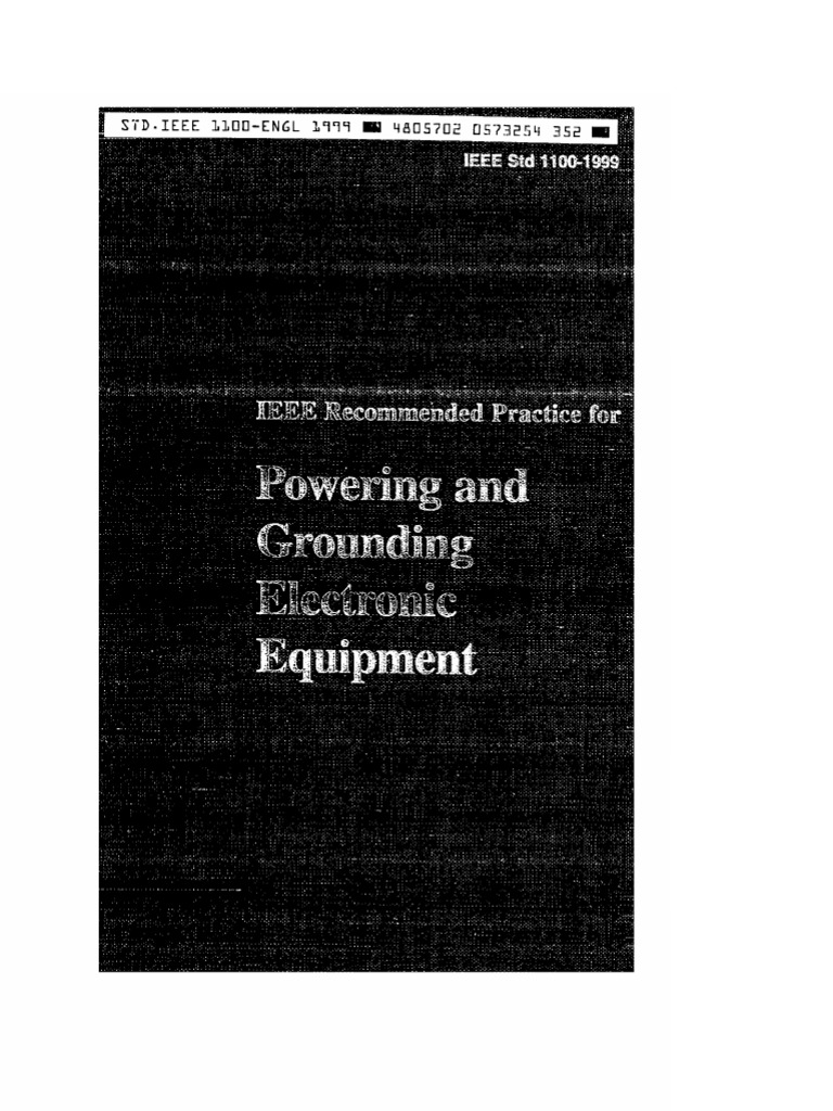 Ieee 1100 | PDF | Electrical Engineering | Classical Mechanics