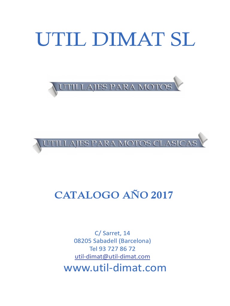 Dimat 2017 | PDF | Motocicleta | Vehículos de ruedas