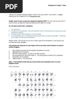 27 Katakana Charts for Learning | PDF | Chinese Characters | Japanese ...