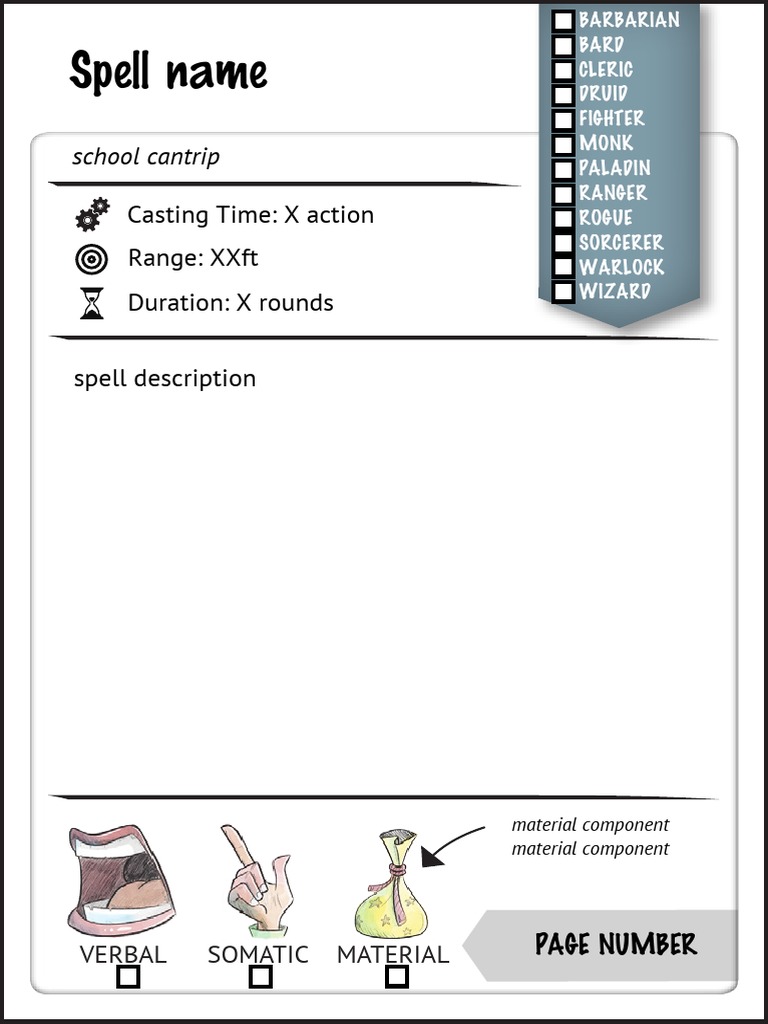 Spellcasting Reference Guide | PDF