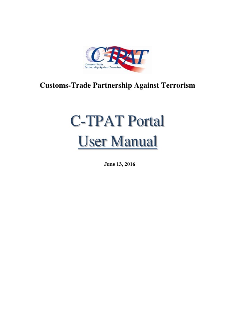 Portal Manual 4 1 16 v2 | PDF | U.S. Customs And Border Protection ...