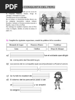 Etapas de La Historia Del Perú - FICHA | PDF