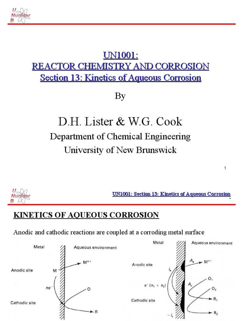 Kinetics of Aqueous Corrosion | PDF | Corrosion | Electrochemistry