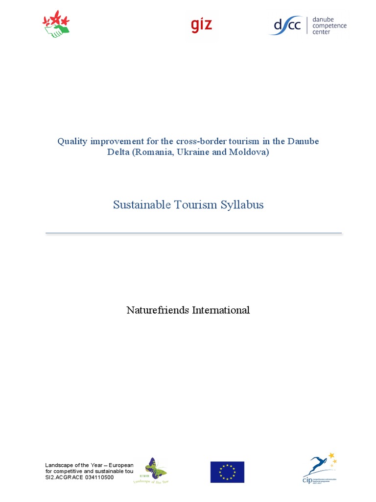 Sustainable Tourism Course Syllabus | PDF | Tourism | Sustainability