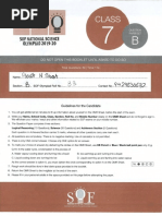 Answerkey Tallentex Class 7th Set 2 c4v1c1 | PDF