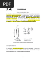Diseño de Columnas Con Cargas Excéntricas | PDF | Doblar | Ingeniería mecánica