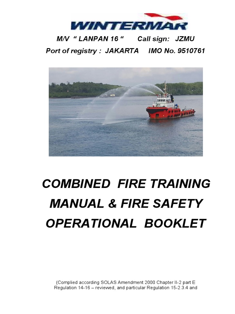 FILE8487 Fire Training Manual | PDF | Carbon Dioxide | Fires