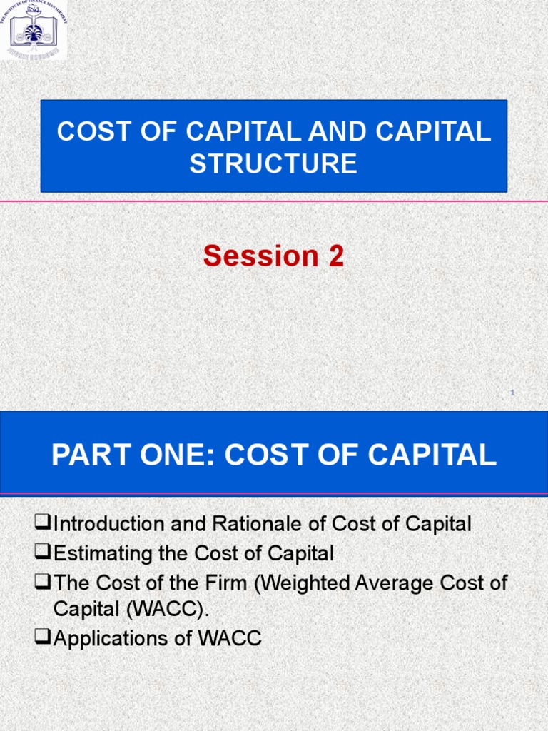 CC and CS | PDF | Capital Structure | Cost Of Capital