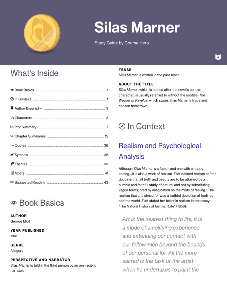 Silas Marner | PDF | George Eliot | Silas Marner