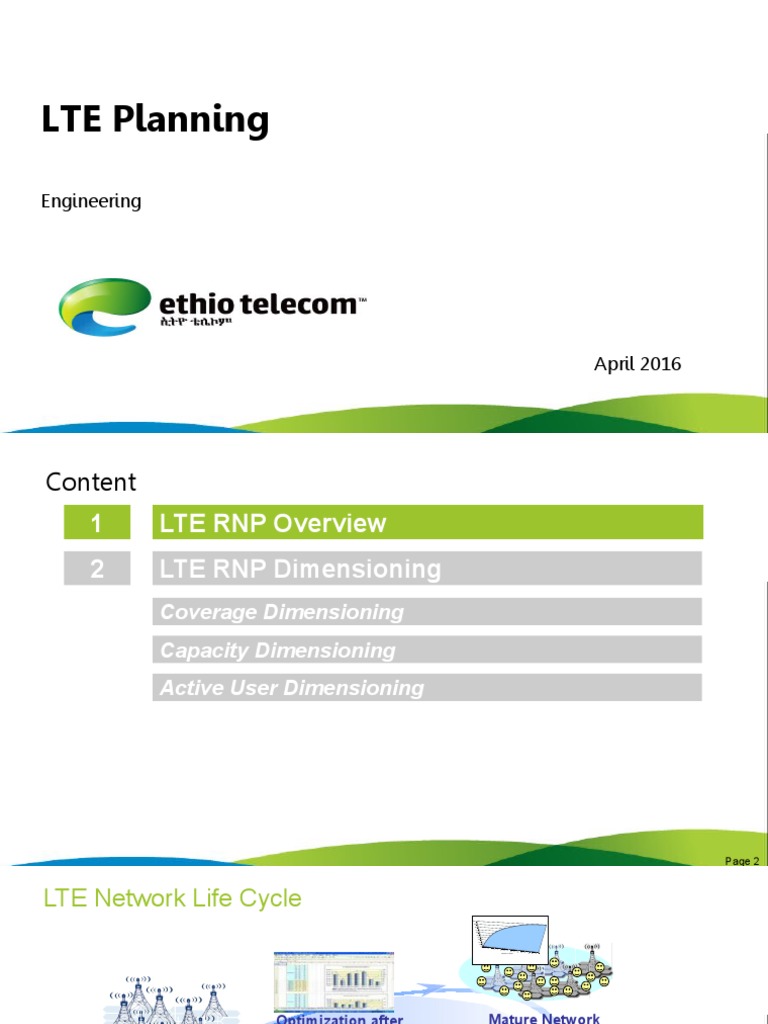 LTE Planning V.1 | PDF | High Speed Packet Access | Duplex ...