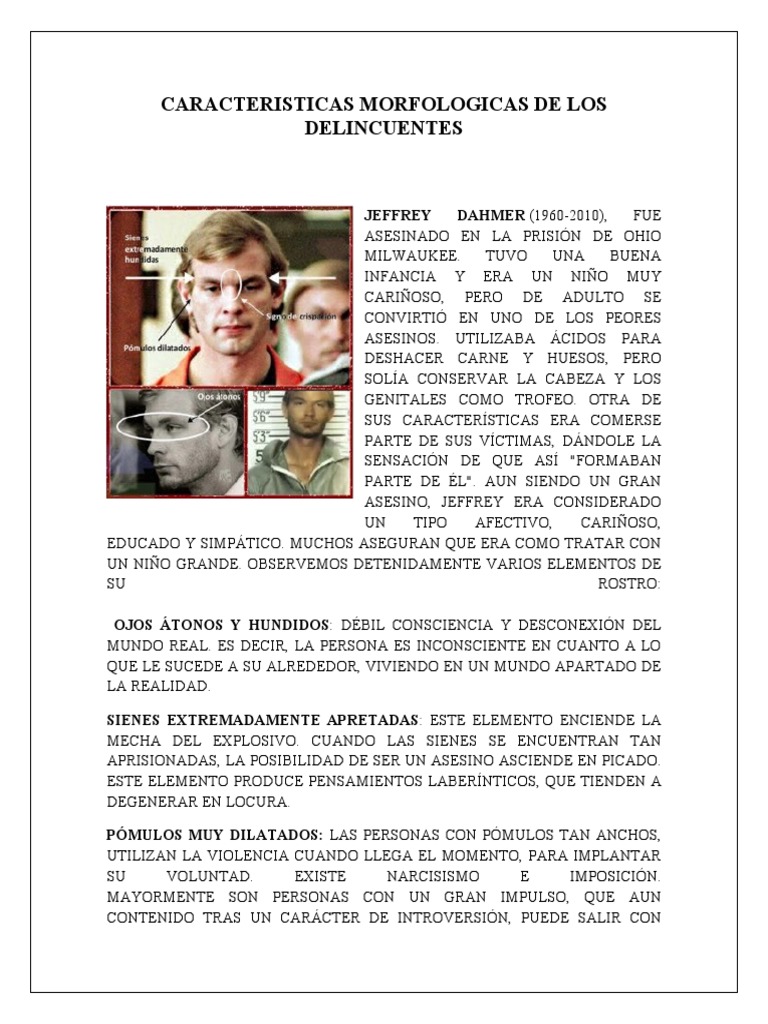Jeffrey Dahmer | PDF | Conceptos psicologicos | Sicología