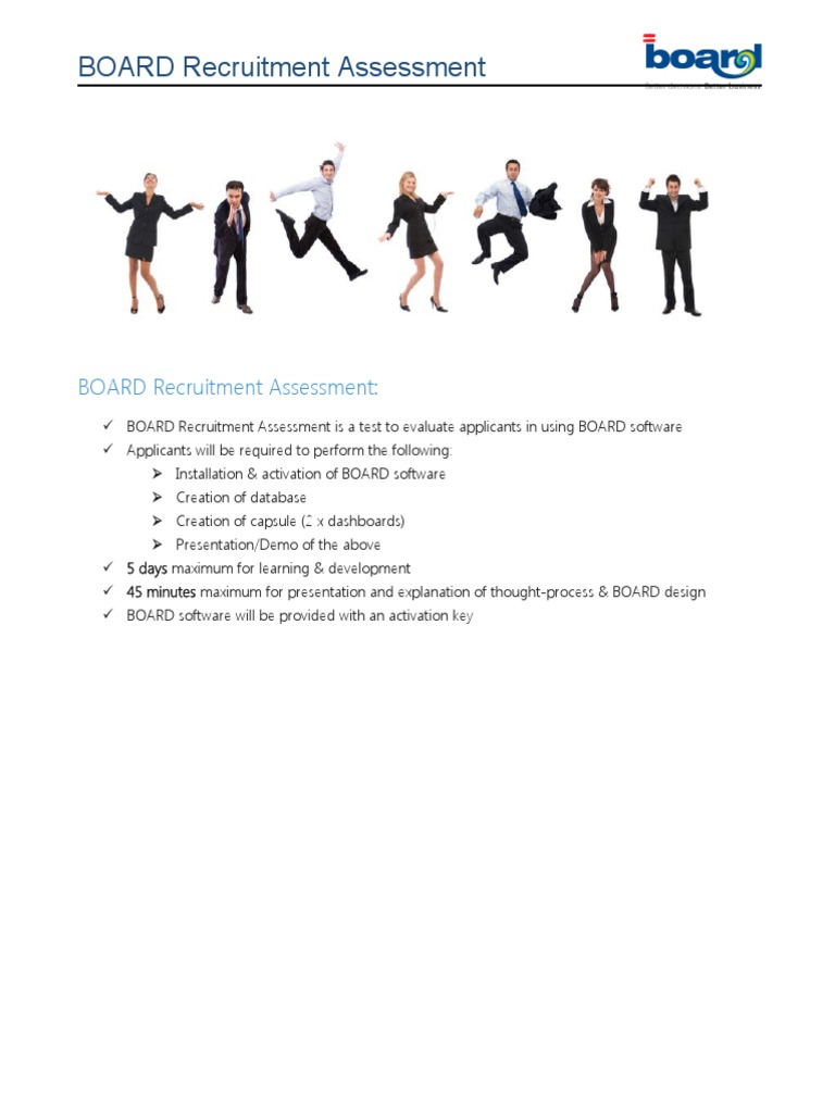 BOARD Recruitment Assessment | PDF | Databases | Information Management