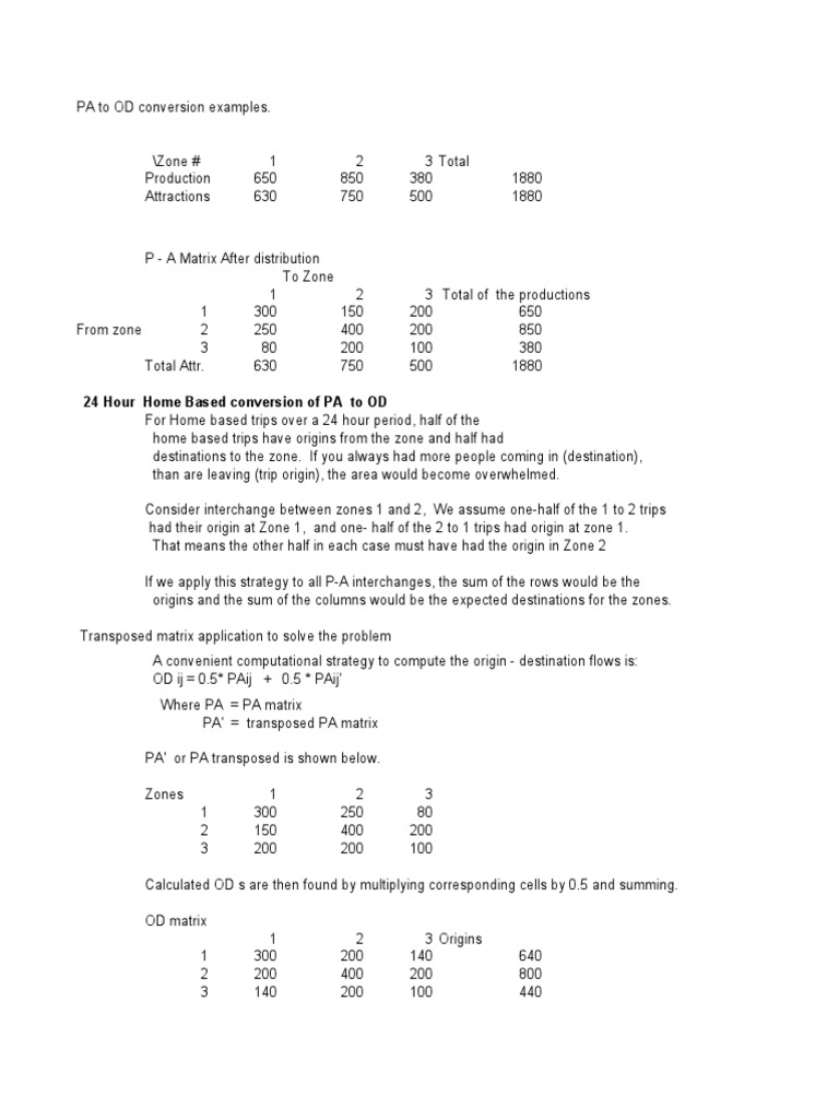 Sample PA OD | PDF | Matrix (Mathematics) | Functions And Mappings