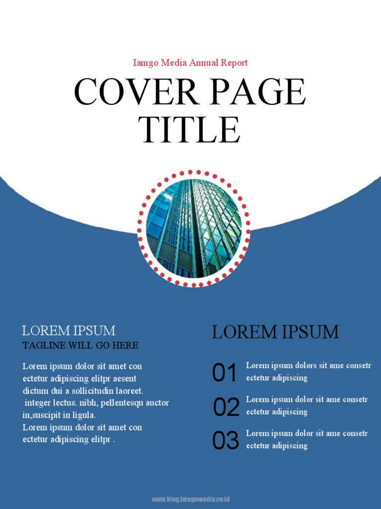 Report Cover Page Design - 1 | PDF
