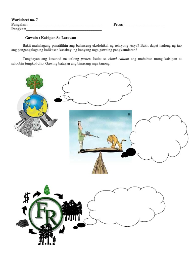 Worksheet No. 7 | PDF