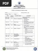 General Class Program Sy 2020-2021 | PDF | Philippines