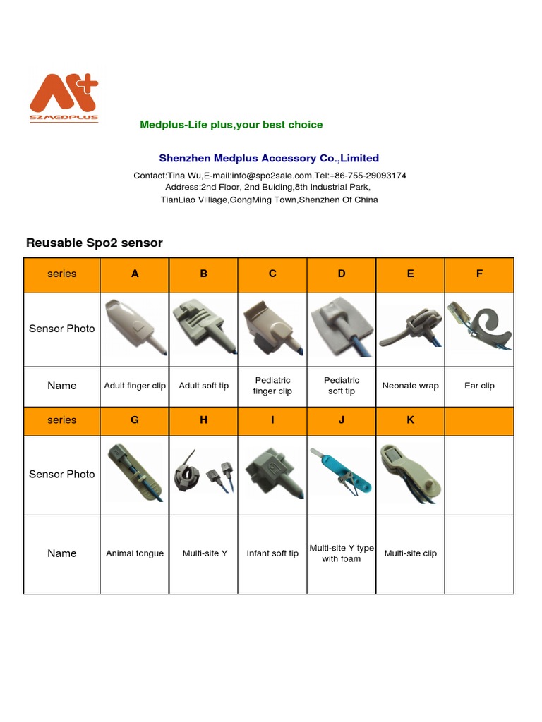 SpO2 Sensors | PDF | Pediatrics | Infants