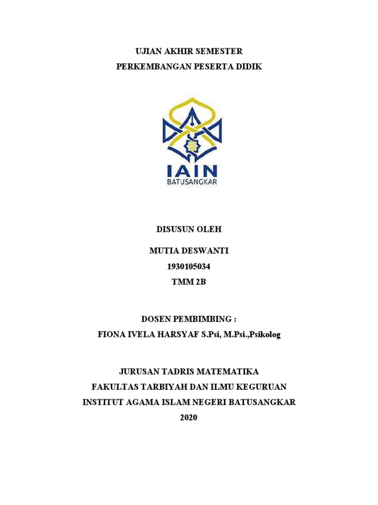 Uas PPD Mutia Deswanti | PDF