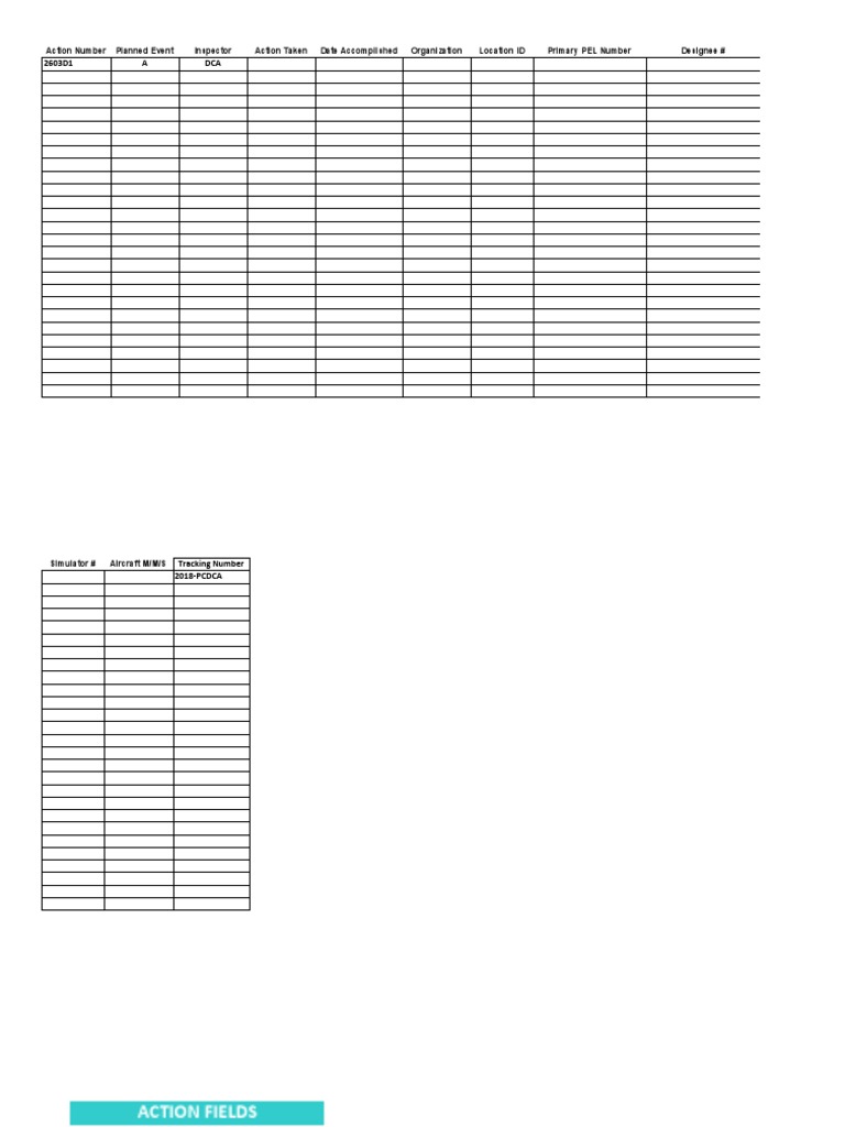 5 DCA Template in Excel | PDF