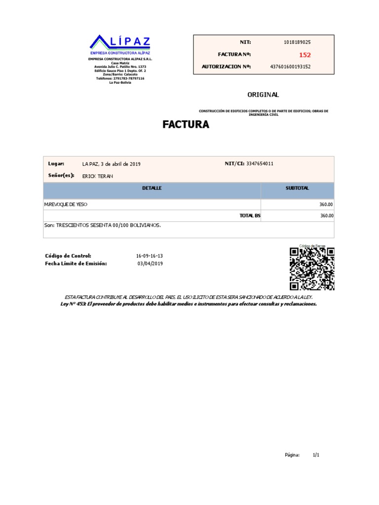 Factura 2teran | PDF