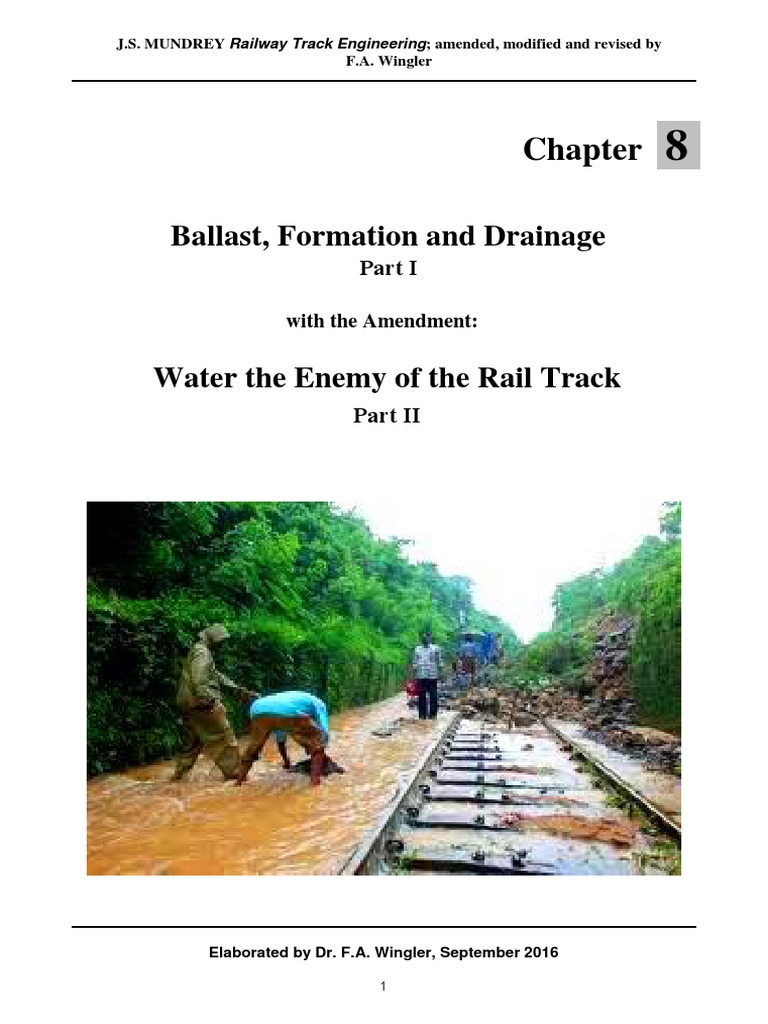 Ballast Formation and Drainage | PDF | Track (Rail Transport) | Soil