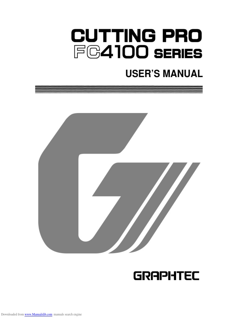 GRAPHTEC Manual Usuario fc4100 - Series | PDF | Electrical Connector ...