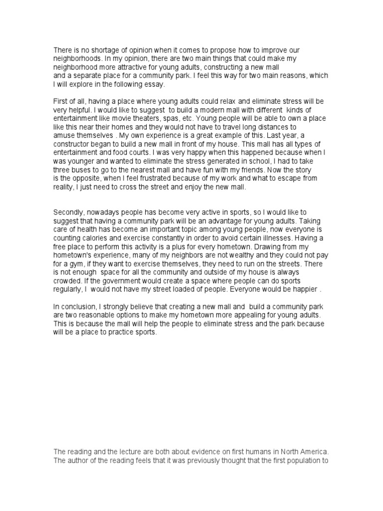 Essay 2 | PDF | Entertainment