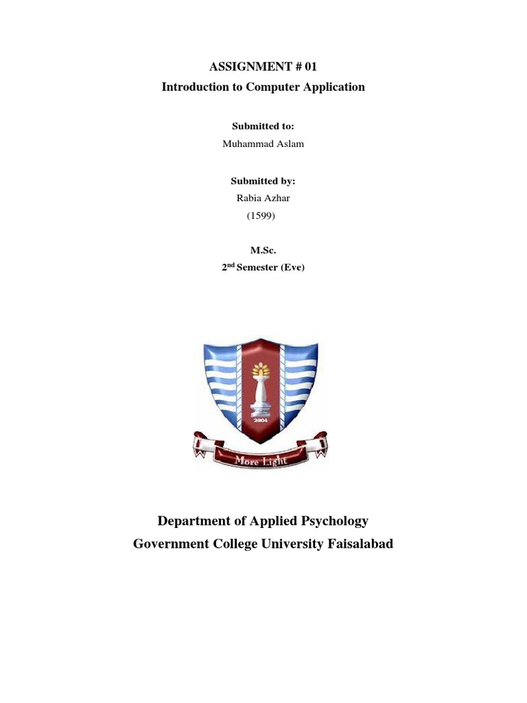 Computer Application PDF | Download Free PDF | Operating System | Computer Data Storage