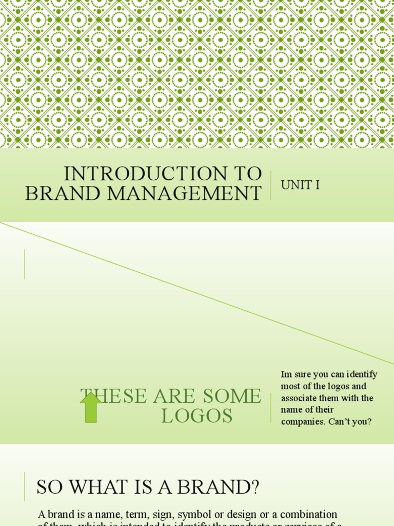 Understanding Brand Management Basics | PDF | Brand Management | Brand