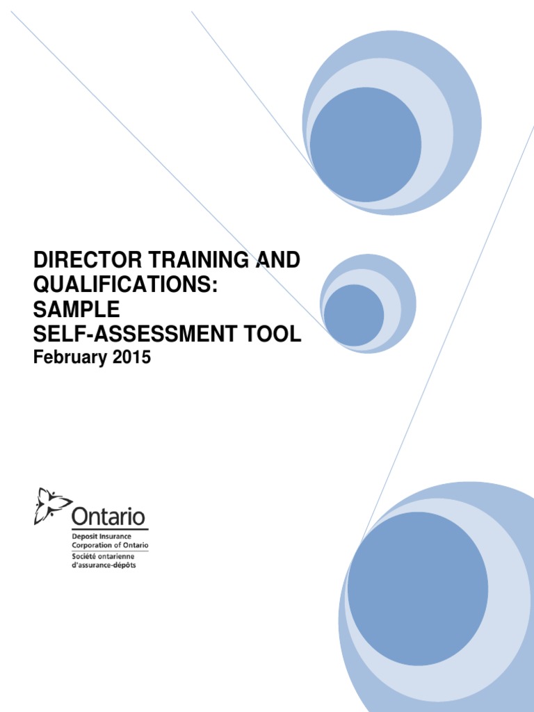 Director Competency Self-Assessment Tool | PDF | Competence (Human ...