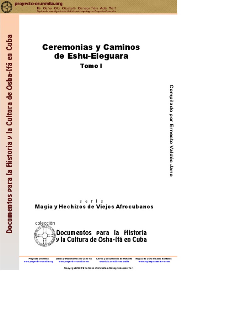 Ceremonias y Caminos de Elegua I | PDF